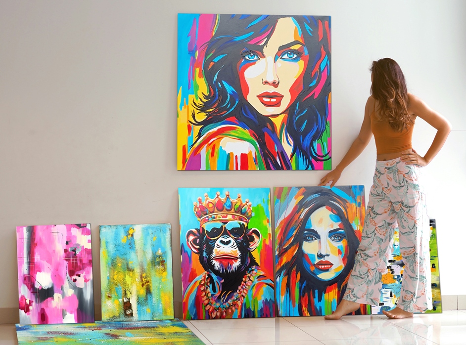 Kunst online kaufen - abstrakte & realischtische Kunst Gemälde